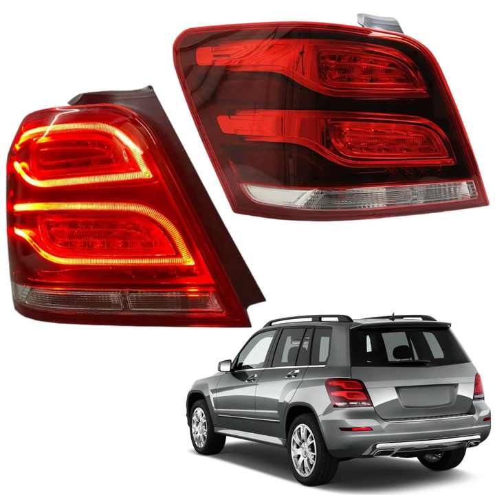 GLK X204 W204 LED Rear Taillights 2013-2015 Brake Tail Lamp OEM ...