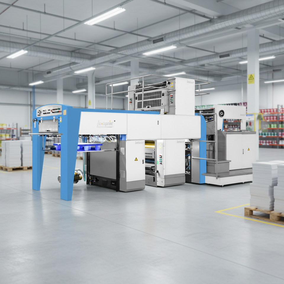 Luota LTS104W-1 High Speed Multicolor 2-Color Offset Press Printer ...