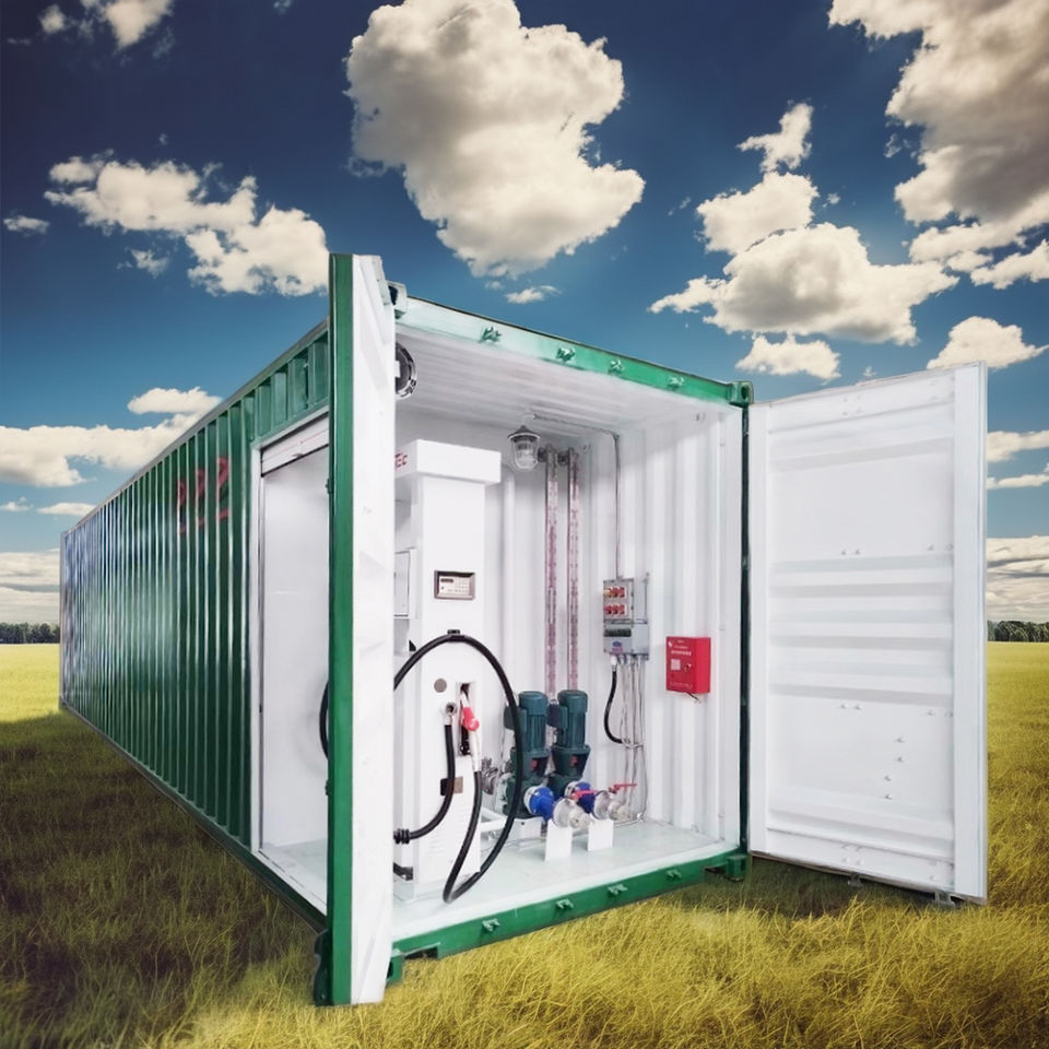 Carbon Steel Fuel Tank Container for Petrol & Diesel Fuel Station with ...