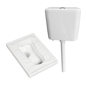 Standard Size Squatting Wc Pan Squatting Luxury Ceramic Public Squat Toilet