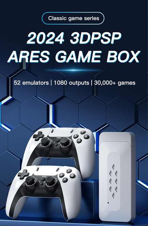 M22 Game Stick - 4K 64GB Retro Gaming Console with 30000+ Games