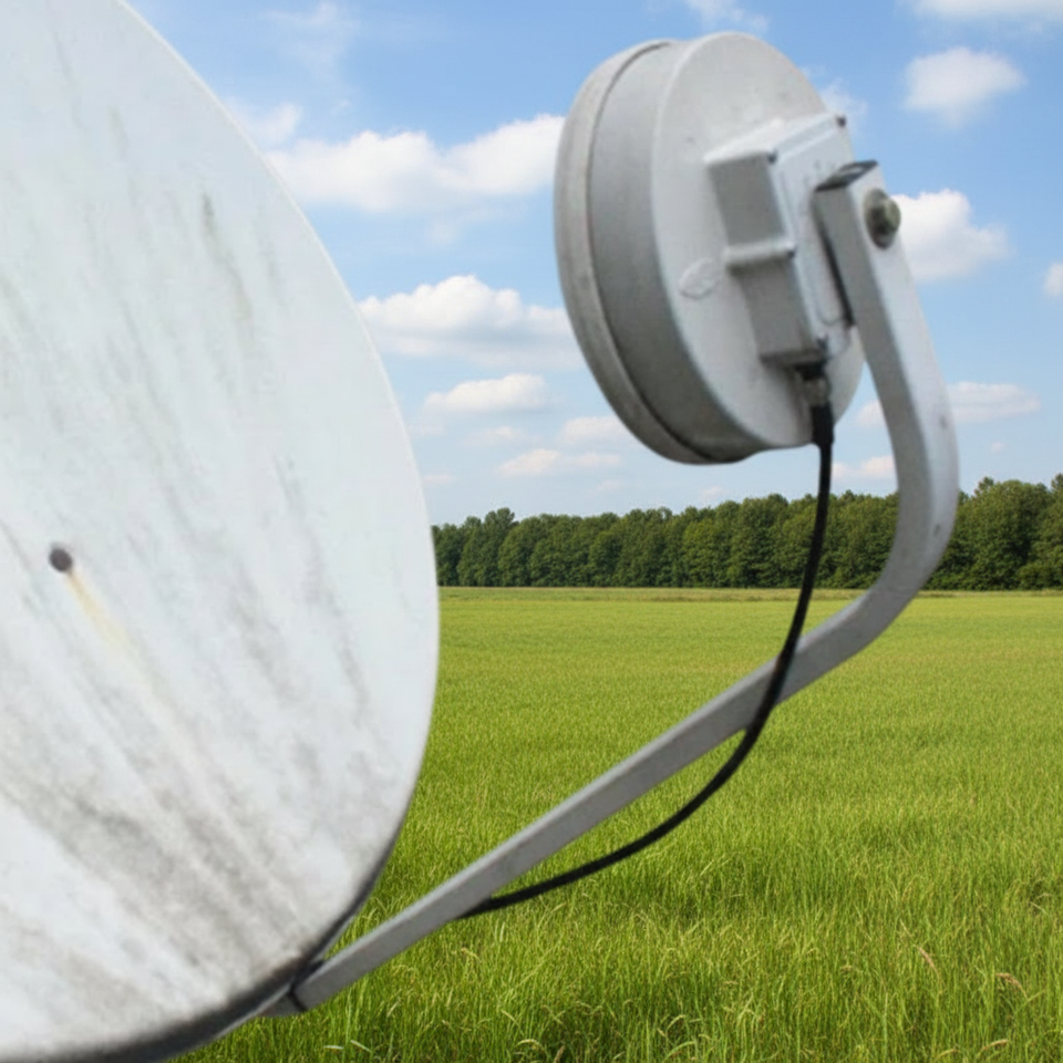 S Band Circular Polarization 3620MHz High Definition Digital Aluminium ...