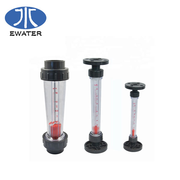 Float Type Flow Meter Tube Float Rotameter Flowmeter for Water Liquid ...
