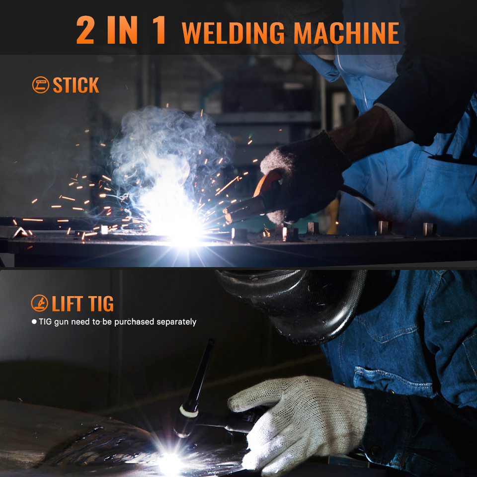 HITBOX ARC 200 MINI 3 - Portable 110/220v MMA Lift TIG Welder