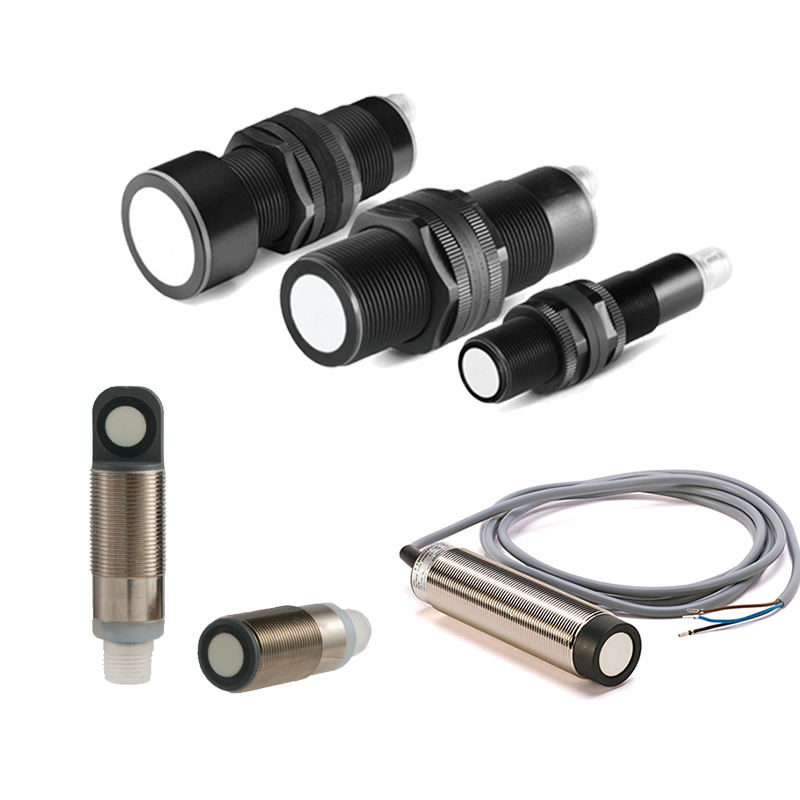 2-meter Remote Waterproof Ultrasonic Distance Sensor NPN/PNP M30 24V ...