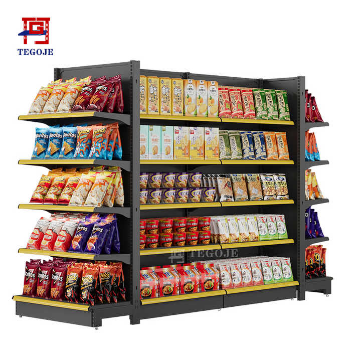 Supermarket Shelf Factory High Quality Single Side Shelves For grocery ...