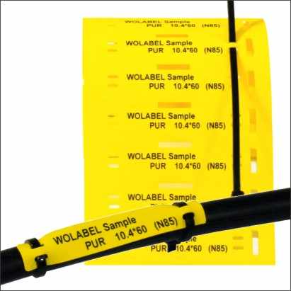 PUR Cable Mark Identification Card Marking Tube for Wire Cables Marking ...