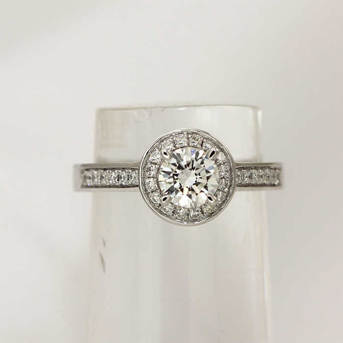 Customizable 925 Silver Women's Wedding Ring with Brilliant Cut ...