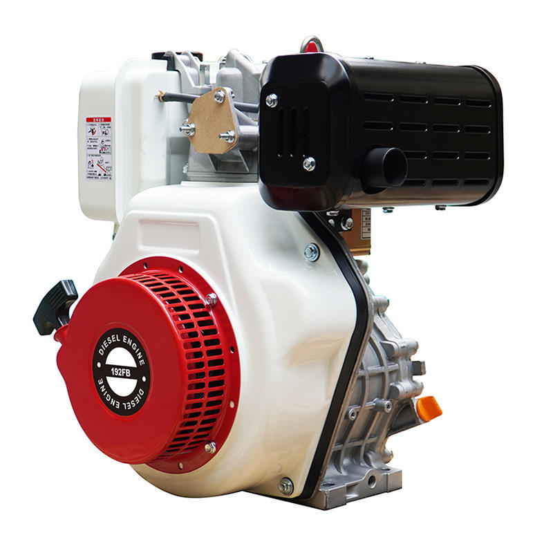 10KVA 8KW HR192FB Air-Cooled Single Cylinder Diesel Engine Manual Start ...