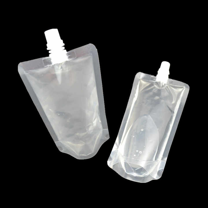 Reusable Transparent Liquid Nozzle Spout Pouch Bag Stand up Beverage ...