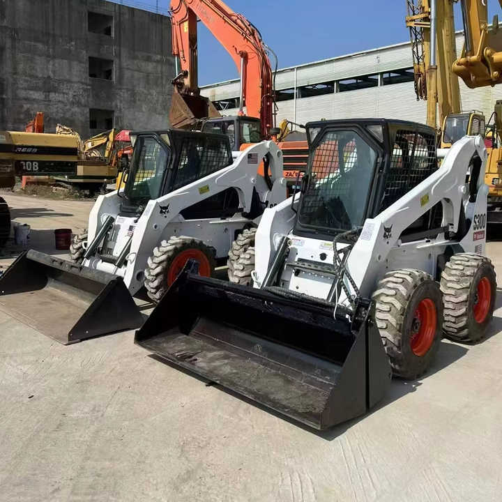 Used Bobcat Mini Skid Steer Loader S300 Front Loader Used Small Bobcat ...