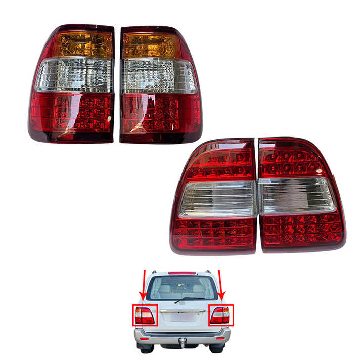 TNG Car Rear Light LED Tail Light for Toyota Land Cruiser LC100
