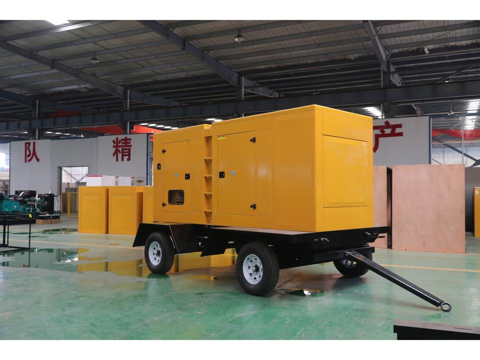 Heavy Duty Portable Trailer Generator 100-150KW Easy Transport ...