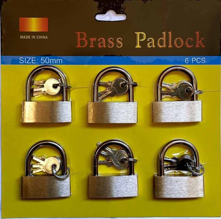 Mini Cheap Small Brass Padlock - Ideal for Luggage Security
