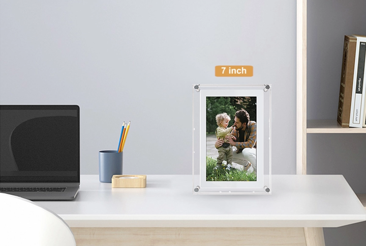 AMABOO 5 Inch Digital Photo Frame - Multilanguage & Acrylic
