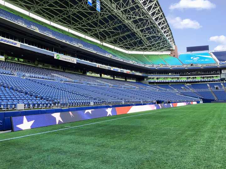 2023 Soccer Stadium Perimeter LED Screen Display Solutions