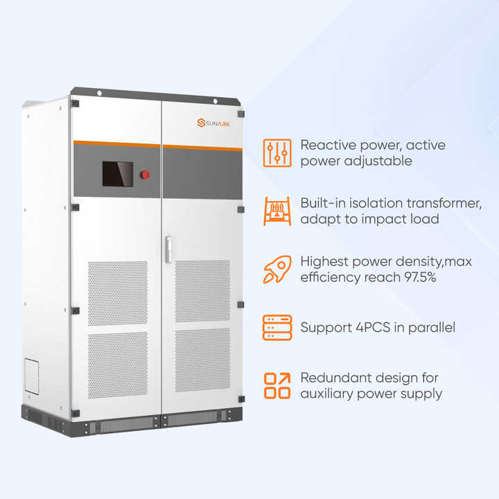 High Voltage Ess Hybrid Inverter 30Kw 50Kw 100Kw 500Kw Solar Power ...