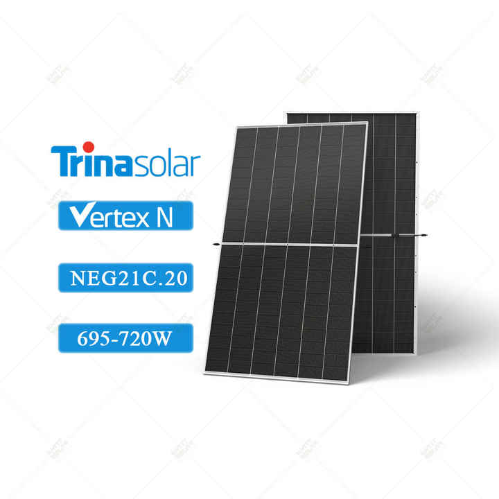 Trina Solar Vertex N-Type TSM-NEG21C.20 695W-720W Bifacial Double-Glass ...