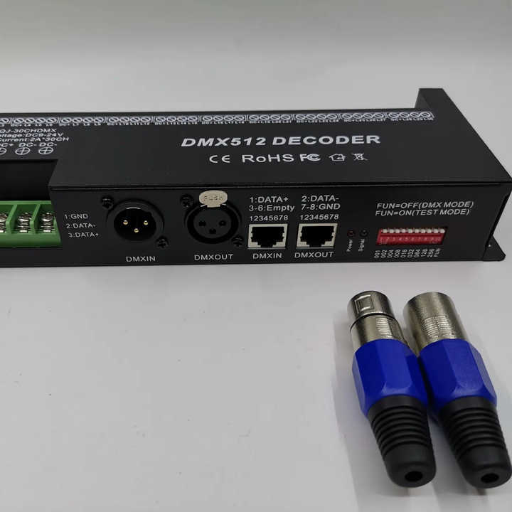 Dmx512 30ch Decoder Ws2811 Ws2812b Pixel Led Strip Lighting Dmx ...