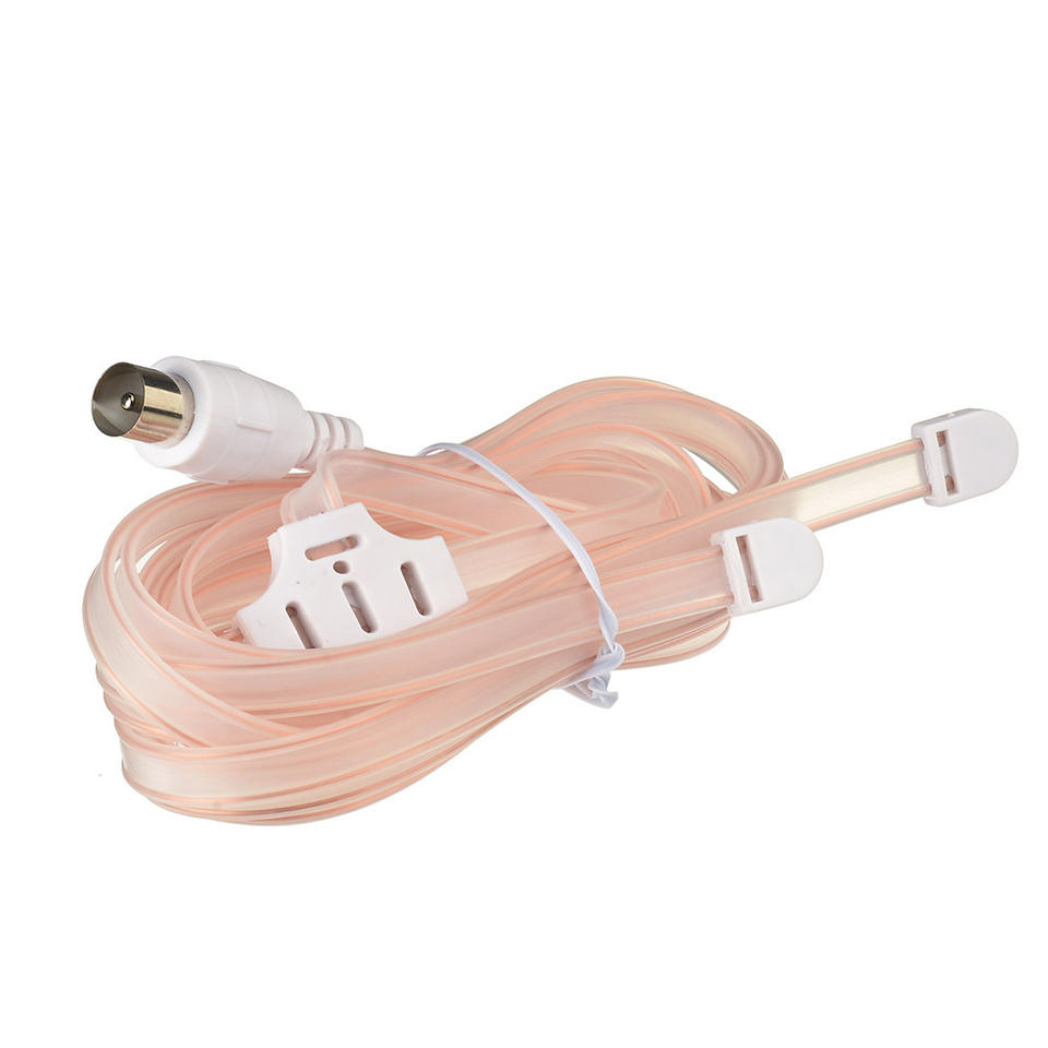 Superbat FM Dipole Antenna 75 Ohm PAL Plug Connector for Home Table Top ...