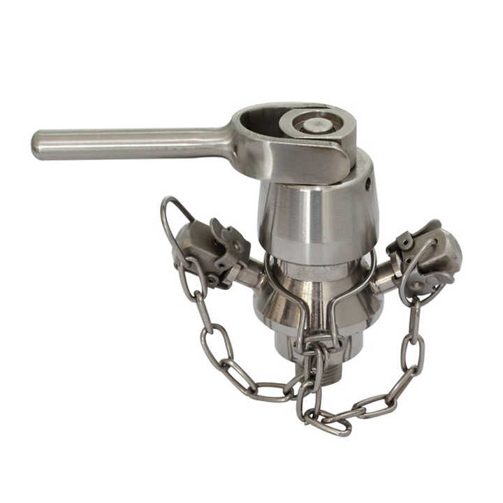 Stainless Steel Sanitary Pneumatic Manual Sampling Valve with Aseptic ...