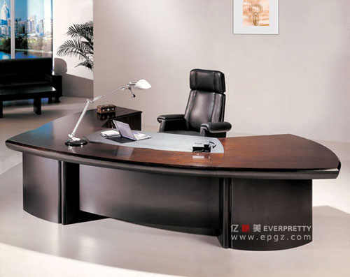 VIP Luxury Boss Office Table Design - Mahogany Executive Desk