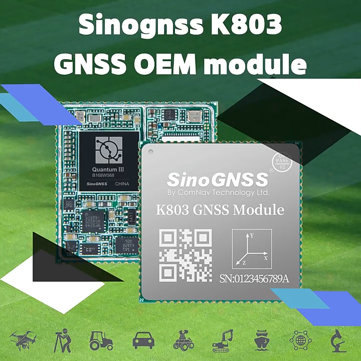 SinoGNSS K8 Series GNSS K803 high precision OEM gnss for iot K823 board with dual frequency for ...