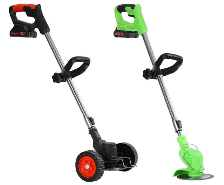 21V Cordless Grass Trimmer/Brush Cutter: Battery-Operated Weed Wacker ...
