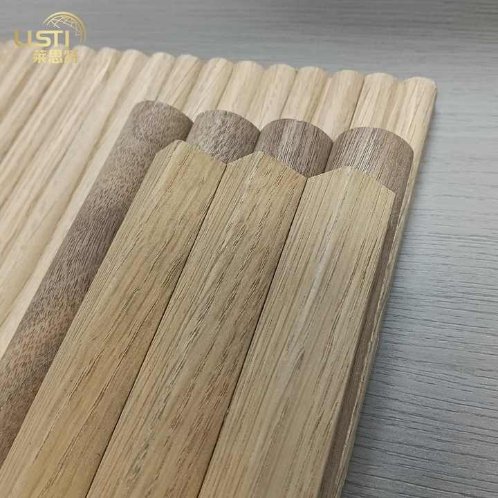 Walnut Oak Decorative Flexible Wood Tambour Round Triangle Rectangle ...