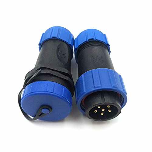 SP16 Aviation Connector IP68 Mount Wire Male Female Cable 2 3 4 5 Pin ...