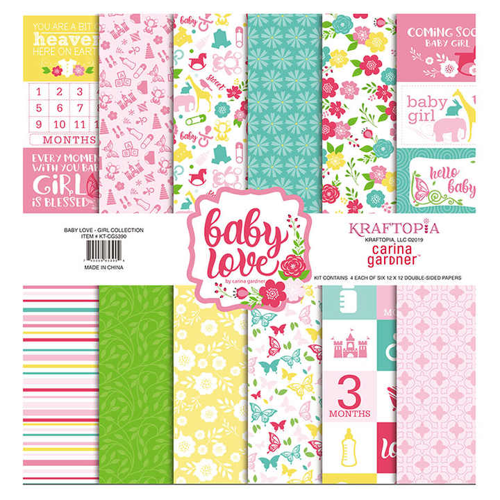 250gsm 12*12 Inch Custom Scrapbook Paper Printing Patterned Paper ...
