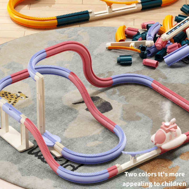 72 Particles Educational Toy - Roller Coasters & Track Cars