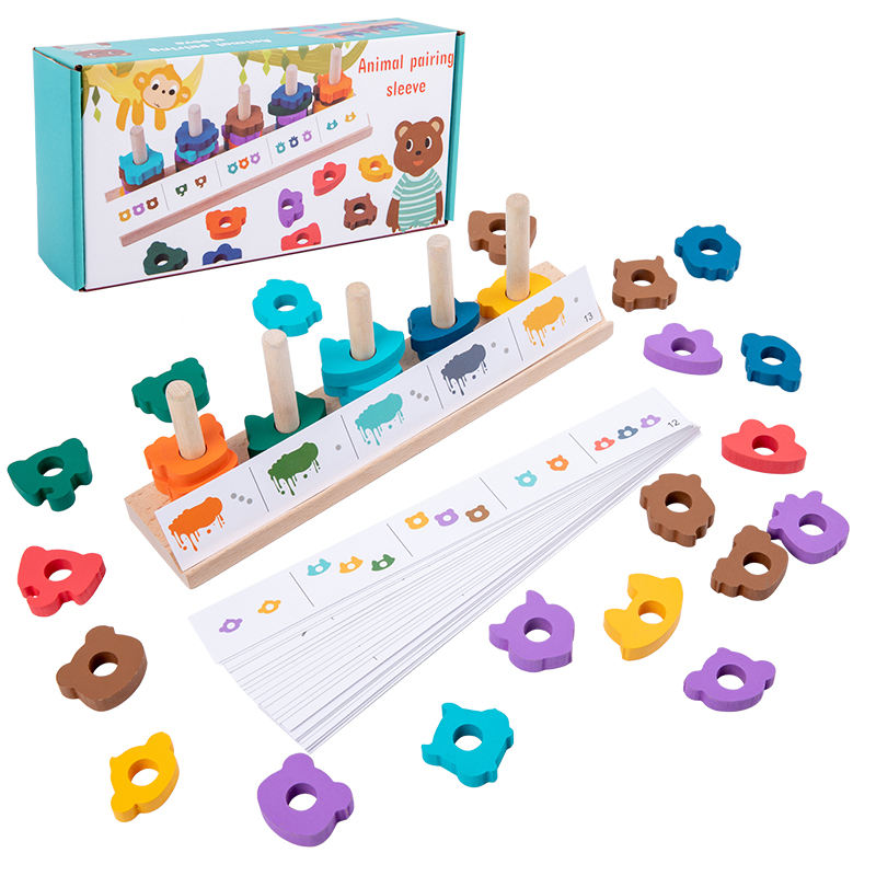 New Design Educational Toy Stack and Sort Board Geometry Matching ...
