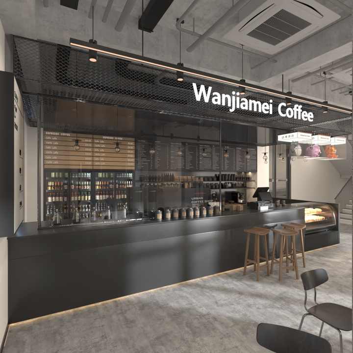 Modern Cafe Coffee Bar Counter Restaurant Counter Cashier Bar Counter ...