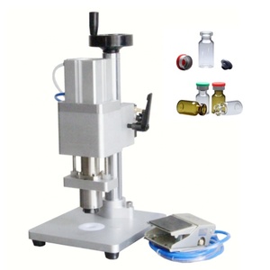 pneumatic work glass vials crimper and capping tool for 13mm 20mm flip ...
