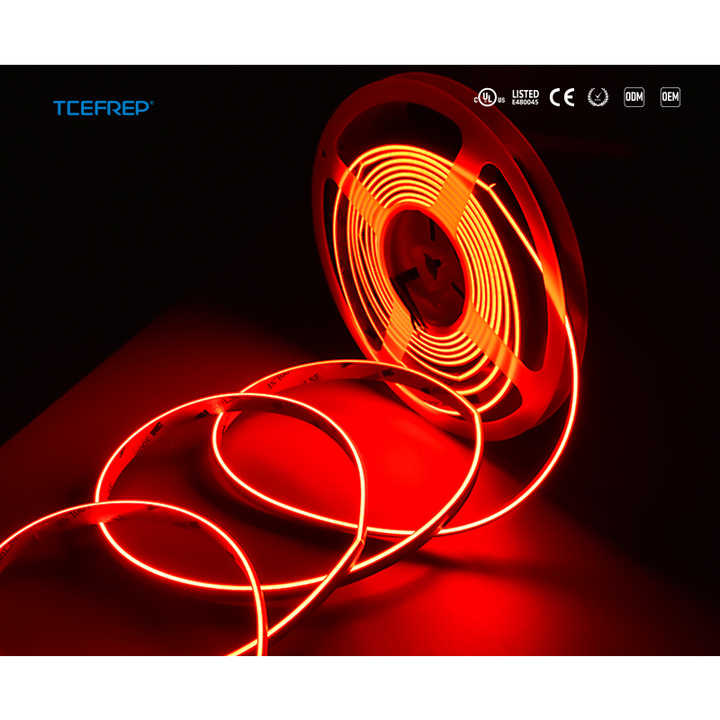 New Side View RGB COB Led Stripe 12V/24V 630leds/m LED Strip Light IP20 ...