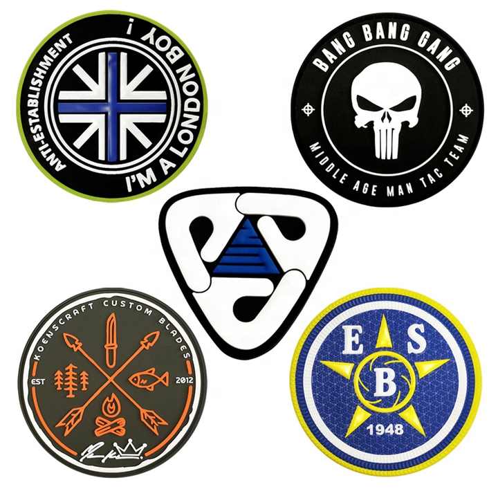Custom Rubber Badges & Patches - Professional & Cute Design