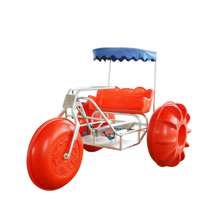 Great Rides Lldpe Water Bike Pedal Row Boat 3 Big Wheels Aqua Lake ...