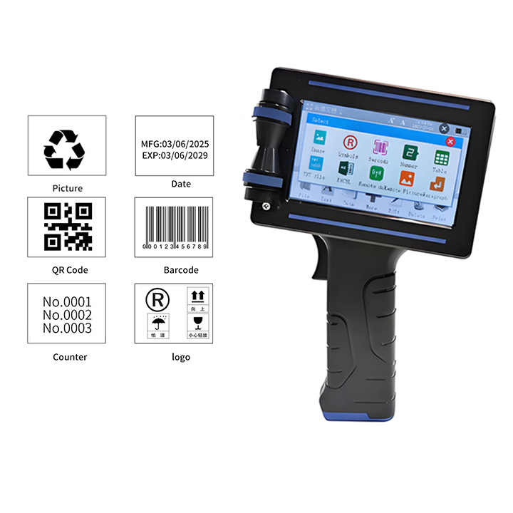 2025 New Manual Portable Handheld Inkjet Printer Gun Fast Dry Coding ...