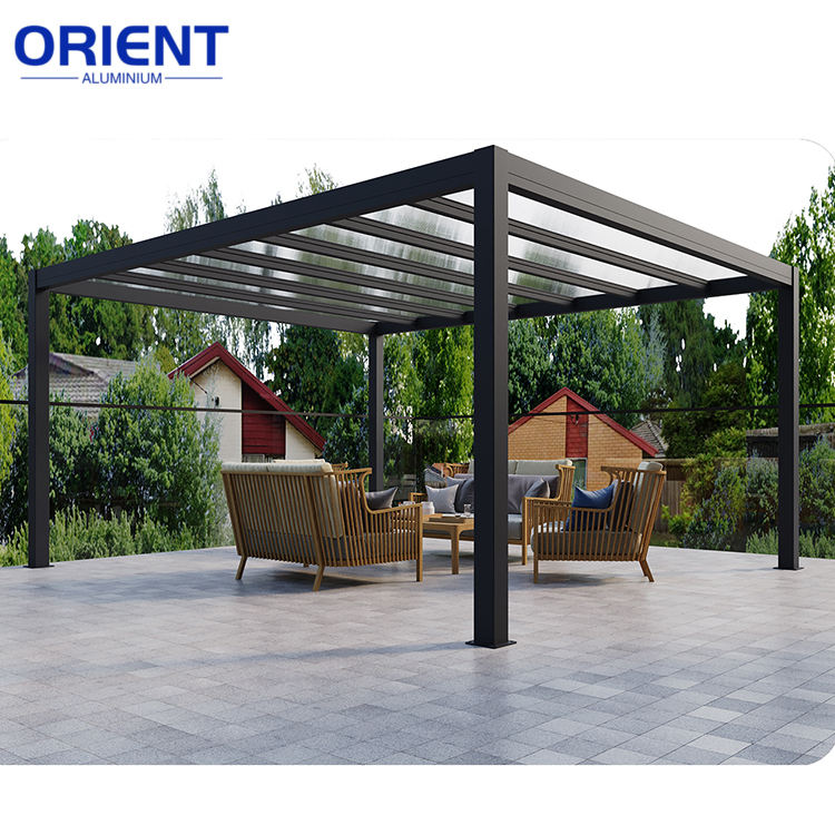 Heavy Duty Industrial Motorized Aluminium Pergola for Commercial Use ...
