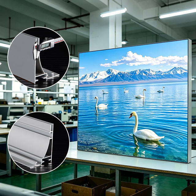 Fabric Lightbox Backlight Frame Backlit LED Light Box for Hotel Lobby ...