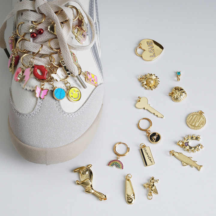 Stylish & Durable: Luxury Waterproof Steel Shoe Charms