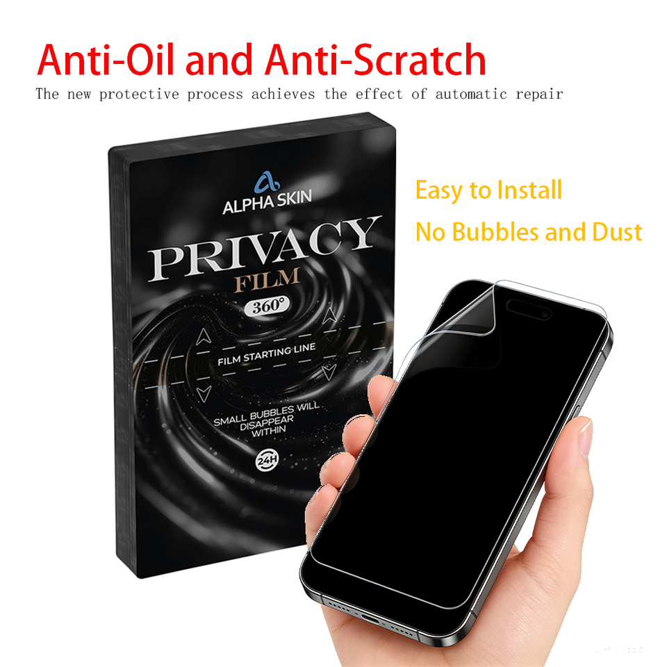 Best Selling Anti-Privacy Screen Mobile Hydrogel Screen Protector Film ...