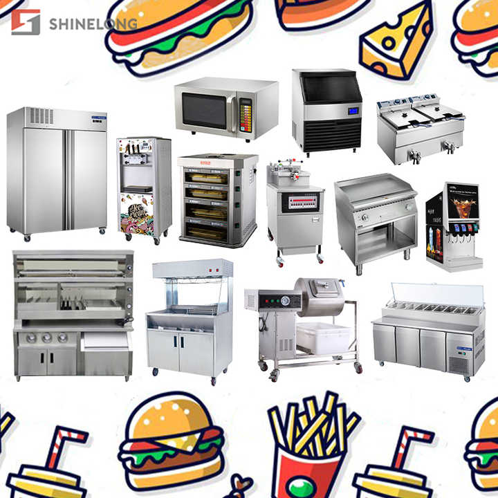 One Stop Burger Fast Food Equipment Professional Fast Food Kitchen ...