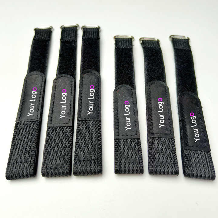 High-strength Non-Slip Woven Metal Buckle LIPO Strap Hook and Loop ...