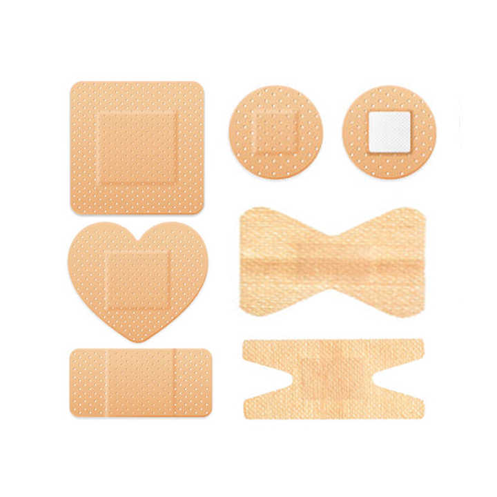 Bandaid Square Soft Wound Bandages Strip Adhesive Plaster Round Spot ...