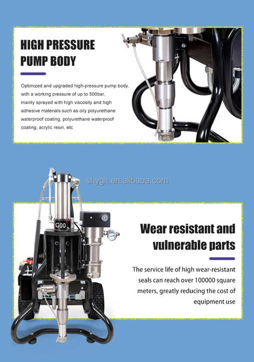 Epoxy Paint Sprayer - Heavy Duty Polyurethane Waterproofing
