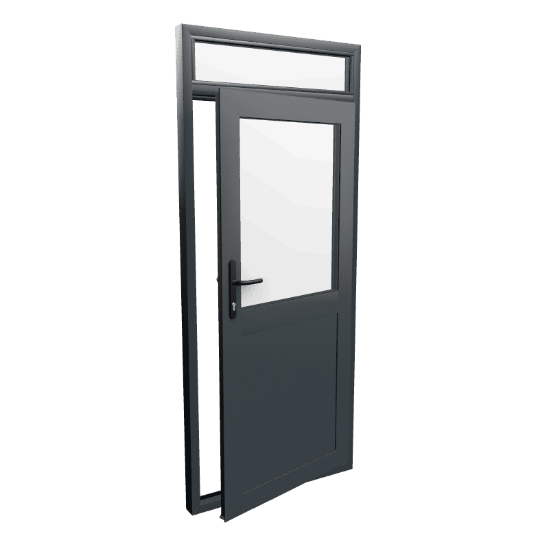 Modern Customized Casement Door Aluminum Alloy Interior With Soundproof ...
