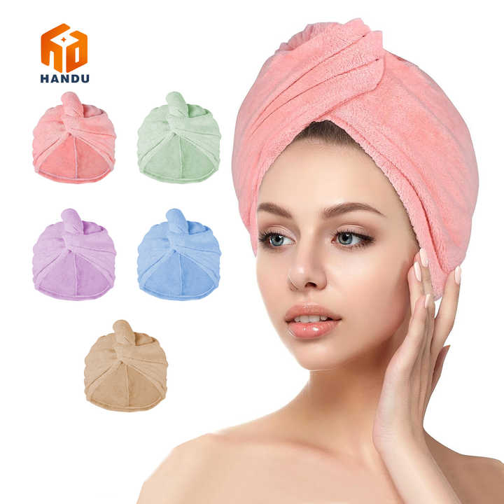 Custom Microfiber Hair Towel Wrap - Super Absorbent & Quick-Dry ...