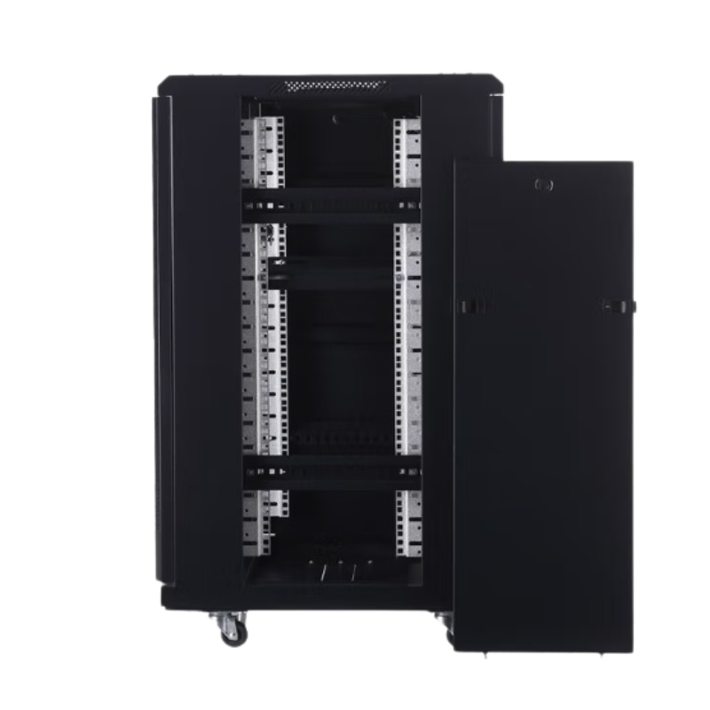 19 Inch IP55 SPCC Steel Network Server Cabinet Rack Cooling System ...